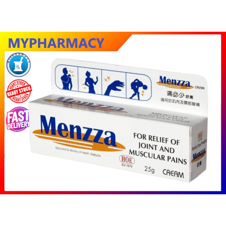 Menzza Cream 25g / For Relief of Joint and Muscular Pain | Shopee Malaysia