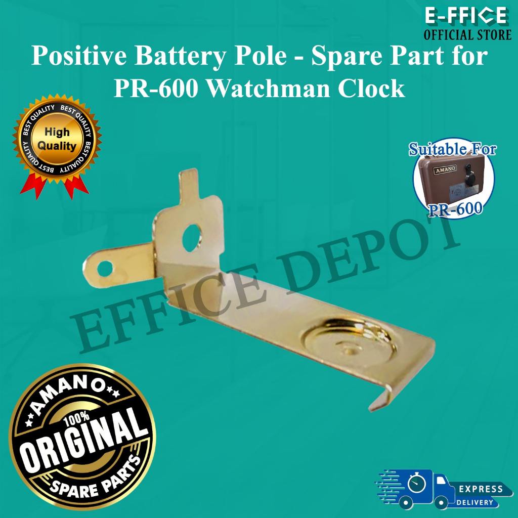 Effice Depot - Positive Battery Pole for AMANO PR-600 Watchman Clock ...