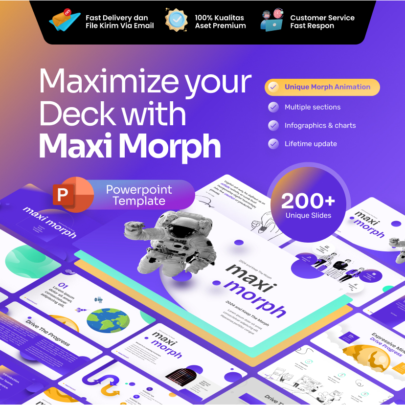 [SELF REDEEM] Maximorph Premium Morph Powerpoint Template | Shopee Malaysia