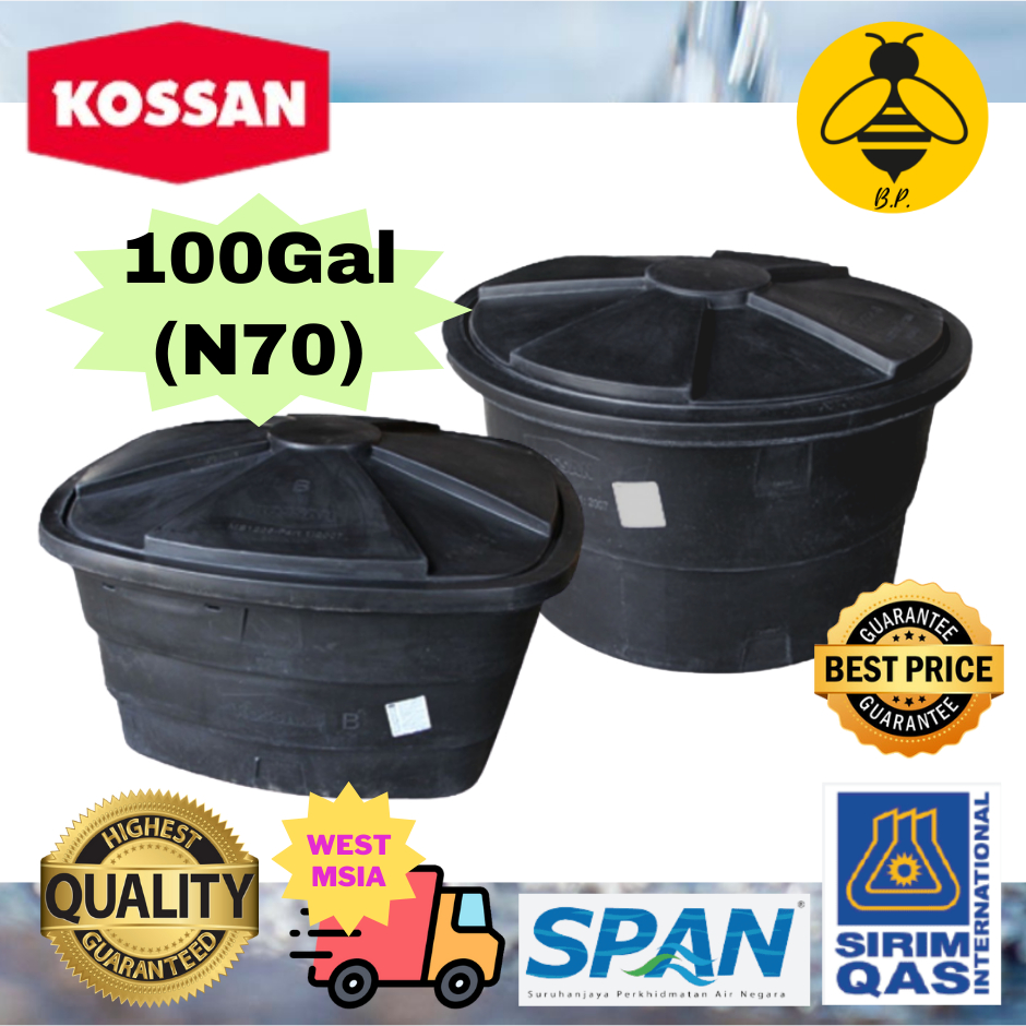Polytank Poly Tank KOSSAN 100GAL (N70) PE POLY WATER TANK TANGKI AIR ...
