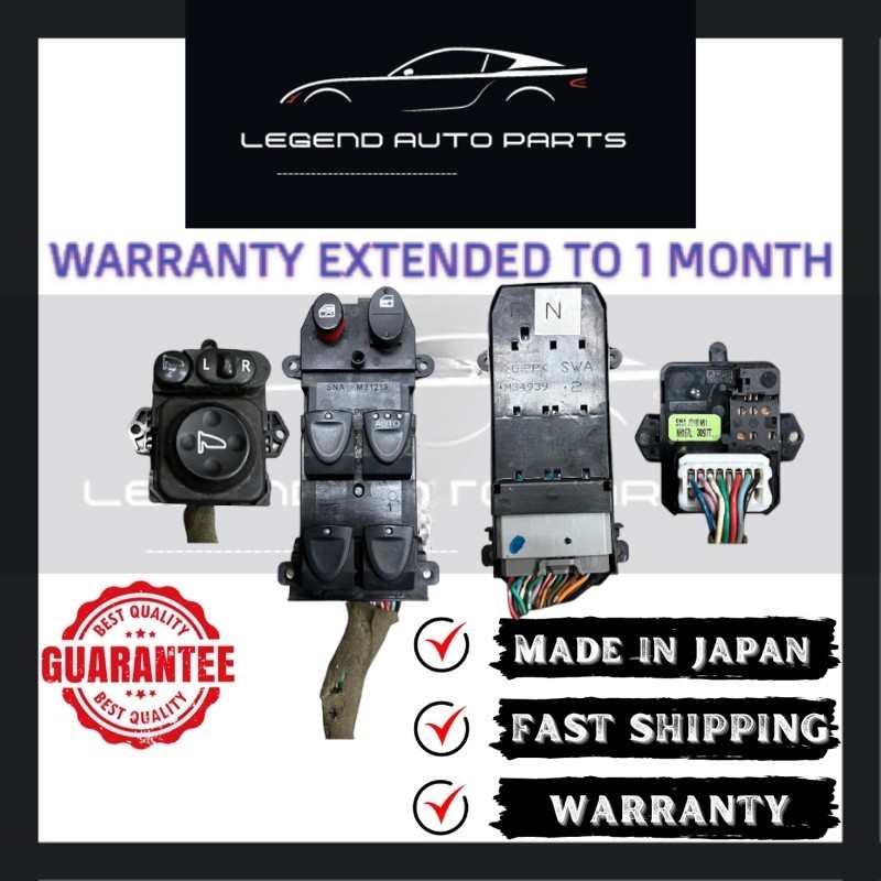HONDA STREAM RN6 RN8/ CIVIC SNA FD POWER WINDOW MAIN SWITCH & SIDE ...