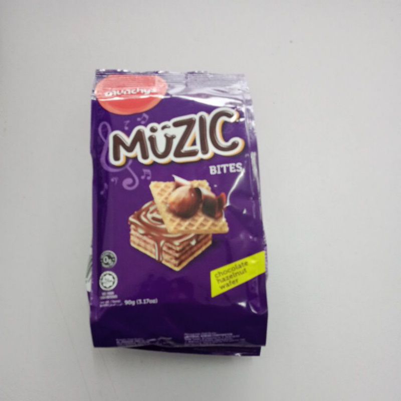 MUNCHY MUZIC BITES CHOCOLATE HAZELNUT WAFER 90g | Shopee Malaysia