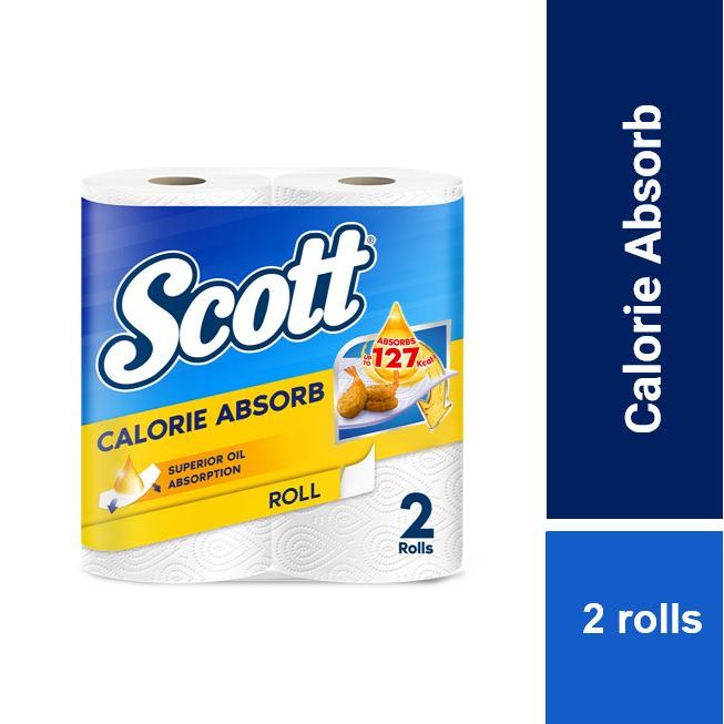 Scott Calorie Absorb Dry Kitchen Towel 2 Rolls | Shopee Malaysia