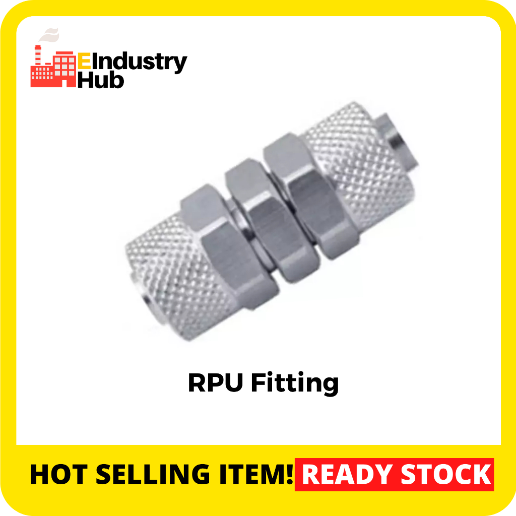 RPU Rapid Male Connector Pneumatic Air Push In One Touch Quick Fitting ...