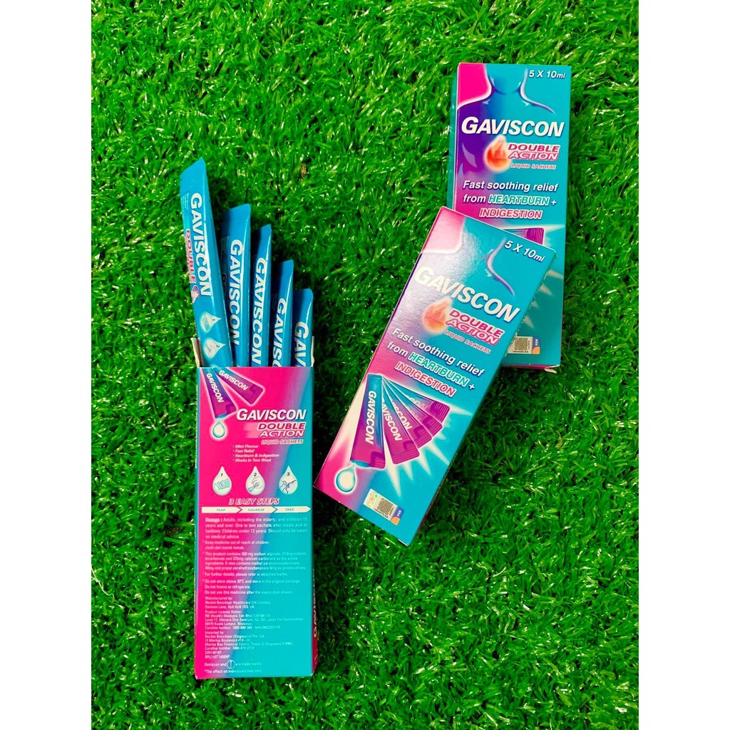 GAVISCON DOUBLE ACTION 10ML (sachet) | Shopee Malaysia