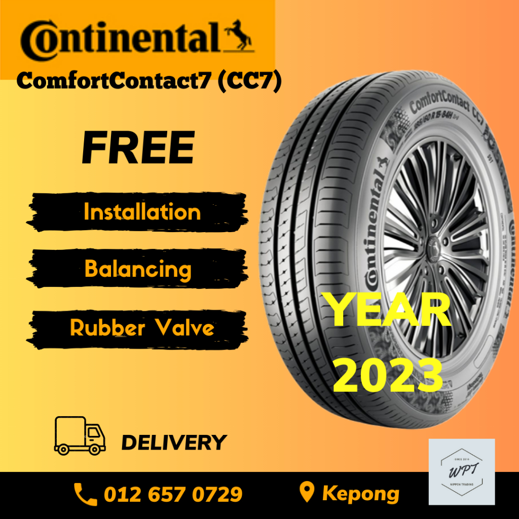 Continental ComfortContact CC7 CC6 New Tayar Tyre 175/65R14 185/60R15 195/55R15 195/60R15 215 ...