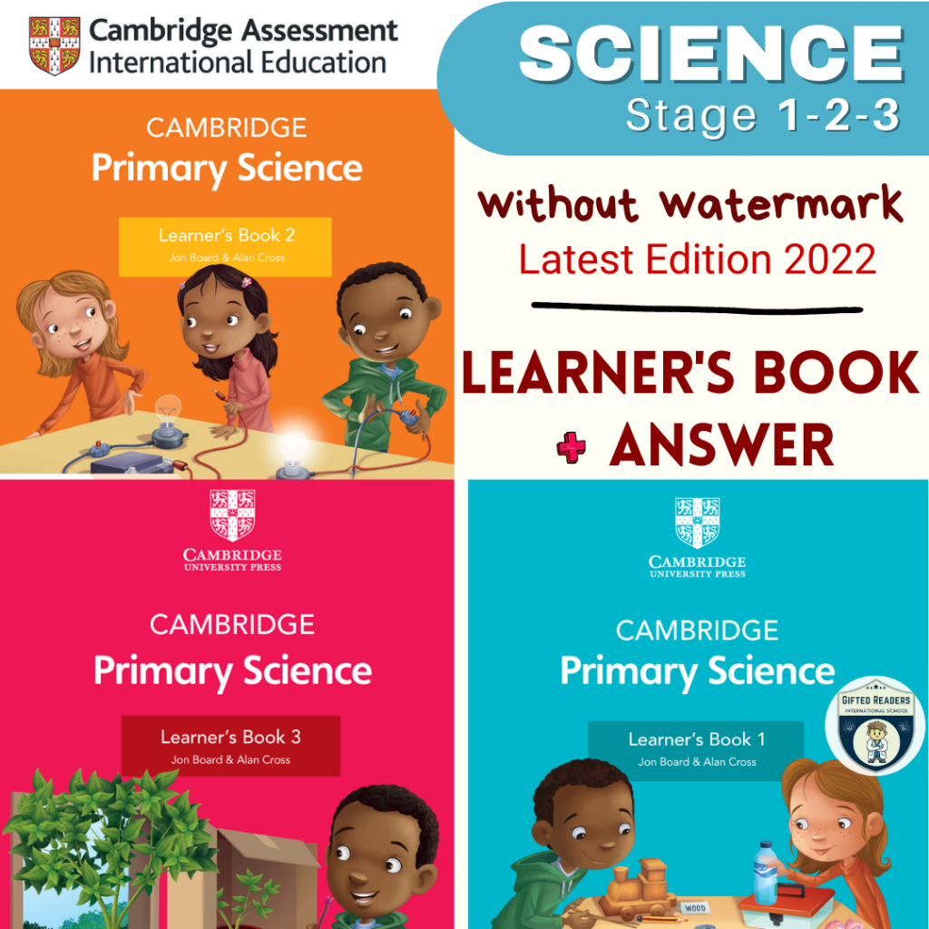 1 Hardcopy📗 Latest 2023 Cambridge Primary Science Learner’s Book 1/2/3 ...