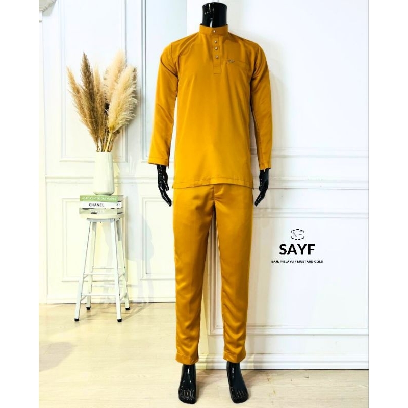 BAJU MELAYU SAYF SLIM FIT | Shopee Malaysia