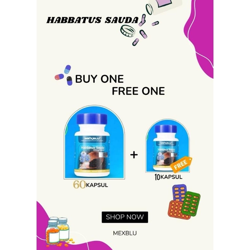 BUY 1 FREE 1 KASPUL HABATUS SAUDA Original Habbatus Sauda Black Seeds ...