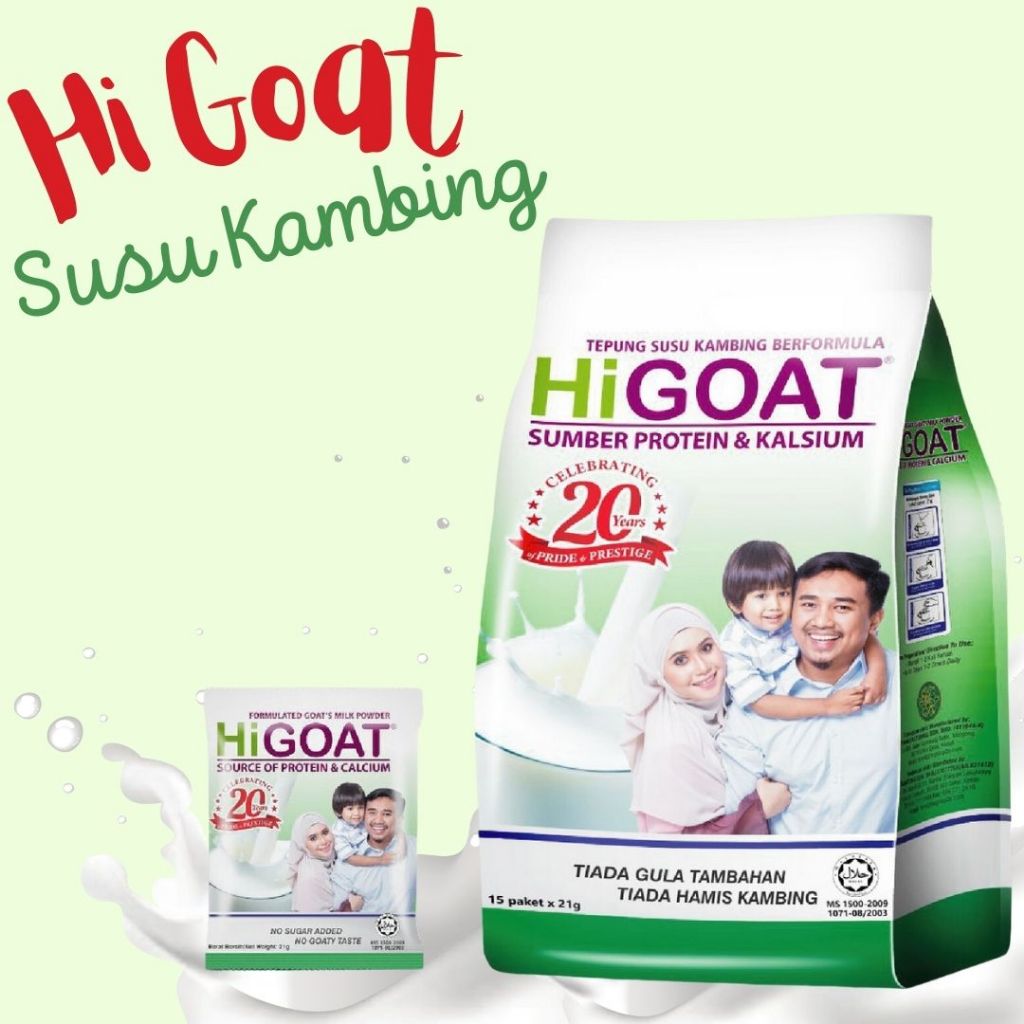 Hi Goat Susu Kambing 15sachetsx21g | Shopee Malaysia