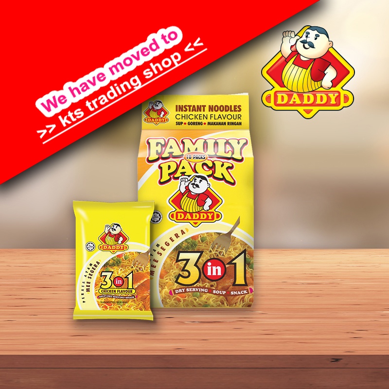 [ We moved..! ] Mee Daddy Chicken 3 in 1 Family Pack | Shopee Malaysia