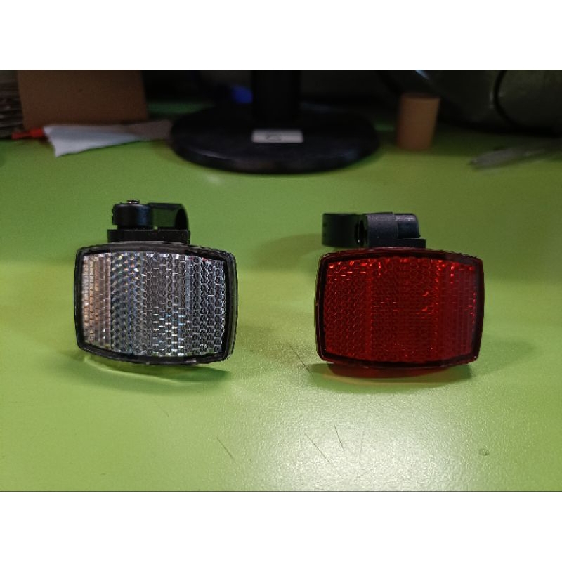Bicycle Reflector for Handle bar Seatpost Reflective Front Rear Warning ...