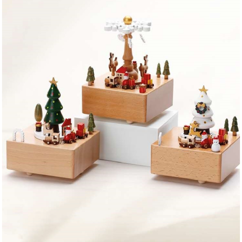 Wooden Music Box Creative Children / Girls Birthday Love Christmas Gift ...
