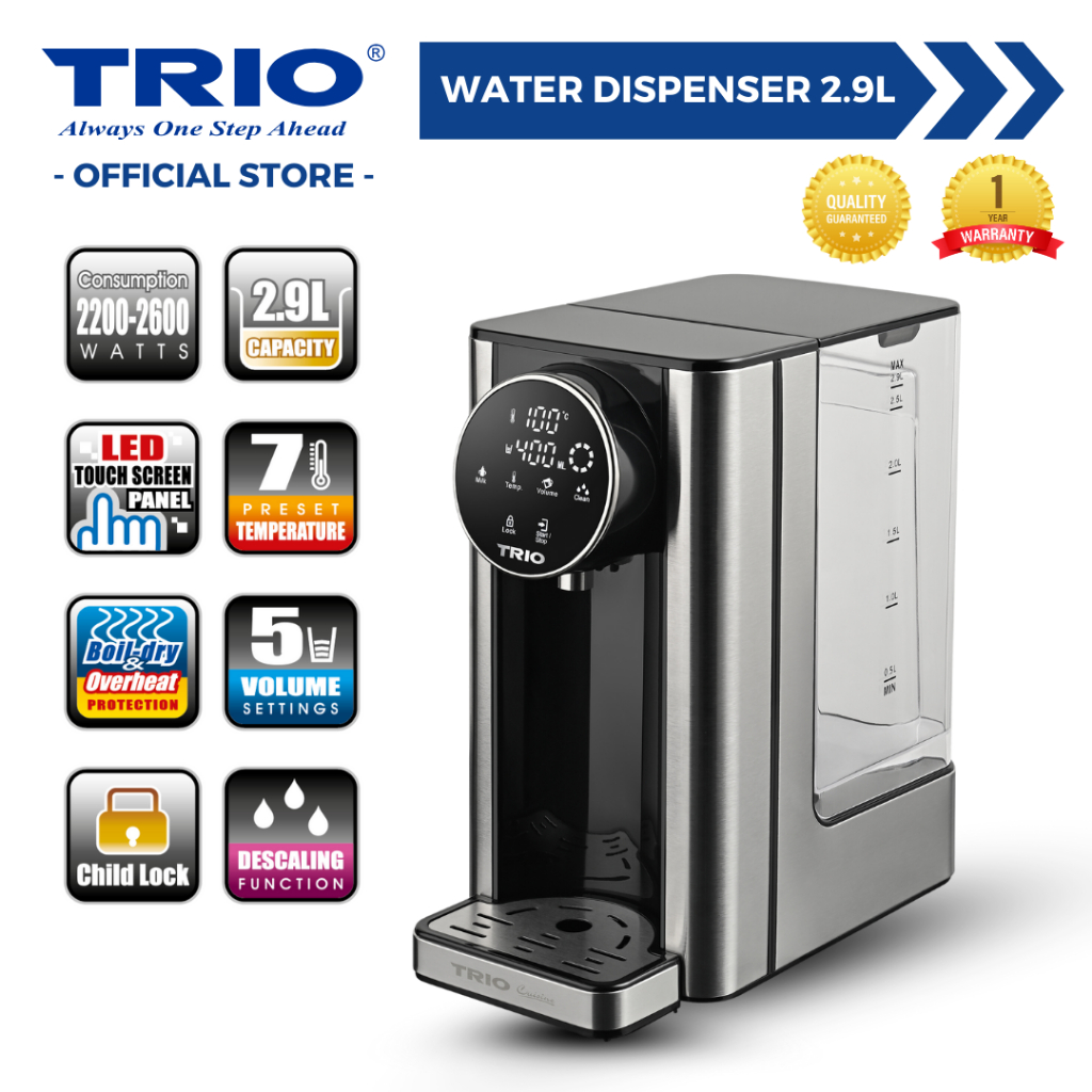 Trio Water Dispenser for Instant Hot Water (2.9L) | Shopee Malaysia
