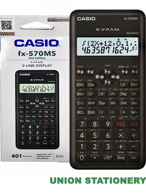 Casio Scientific Calculator FX-570MS 2nd Edition | Shopee Malaysia