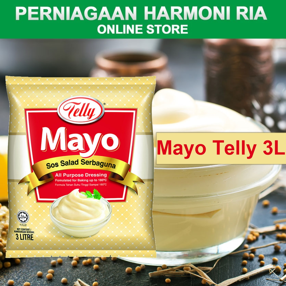 Mayo Telly 3L sauce mayonnaise | Shopee Malaysia