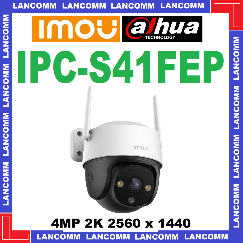 Imou Cruiser SE+ 4MP/QHD 2K Pan/Tilt 360 Degree Color Night Vision Two ...