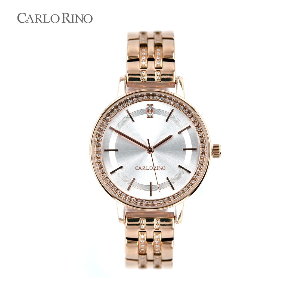 Carlo Rino Charlie Stainless Steel Watch - Rosegold | Shopee Malaysia