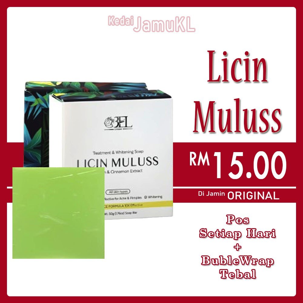 [SEKETUL] Sabun Putihkan Kulit ORIGINAL HQ Licin Muluss Soap Treatment ...