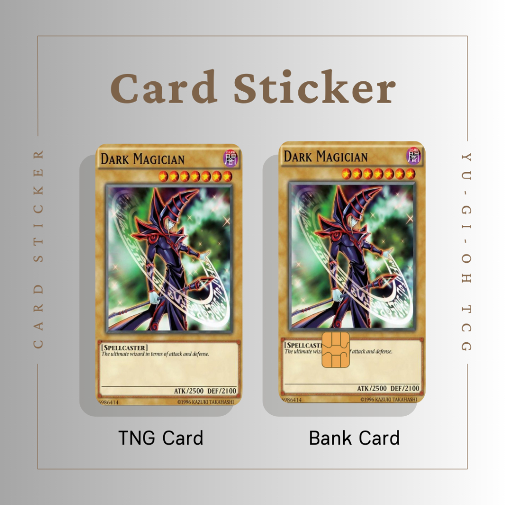 YUGIOH TCG CARD STICKER - TNG CARD / NFC CARD / ATM CARD / ACCESS CARD ...