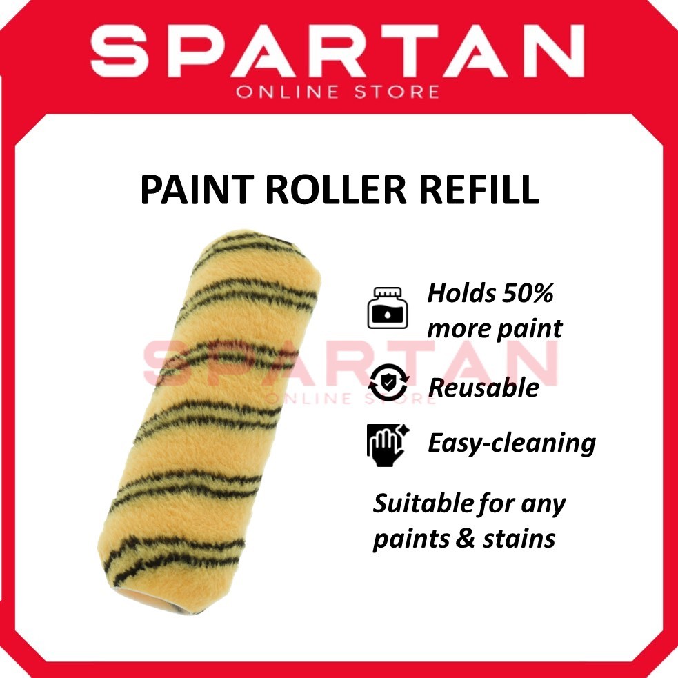 (1pcs) 4" High Quality Paint Roller Refill Solvent Base Roller ; Isi ...