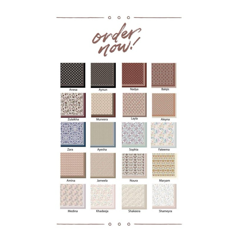 Tudung Bawal Viral Ruffle Edisi Malika Collection Raya 2024 | Shopee ...