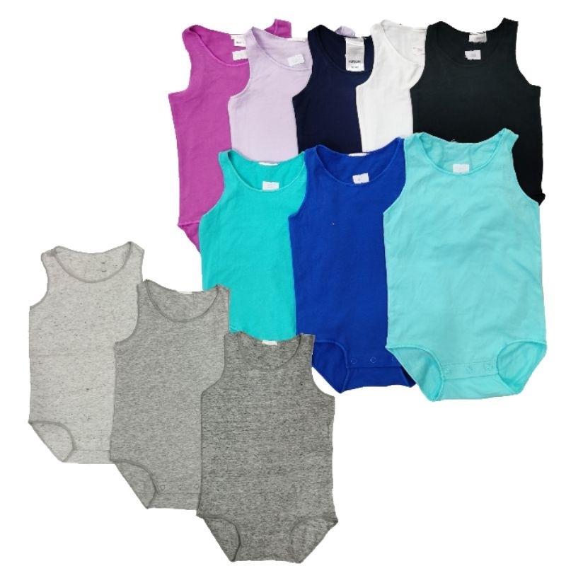 Singlet Plain Bonds Bodysuit singlet Reject Size Tag & Brands Tag Cut ...
