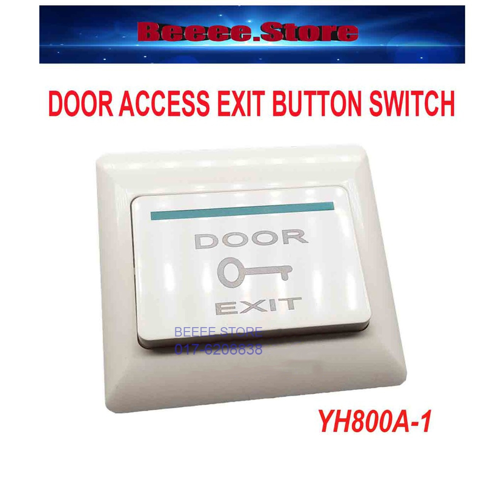 DOOR ACCESS EXIT BUTTON SWITCH 3X3 YH800A-1 👍DOOR ACCESS SWITCH👍 EXIT ...
