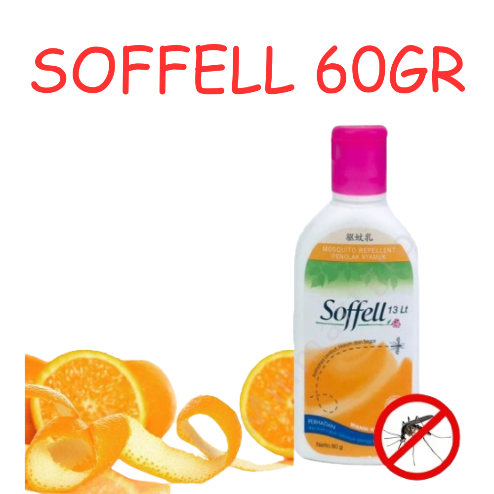SOFFELL MOSQUITO REPELLENT SPRAY 30ML/ SOFFELL 60GR LOTION ANTI NYAMUK ...