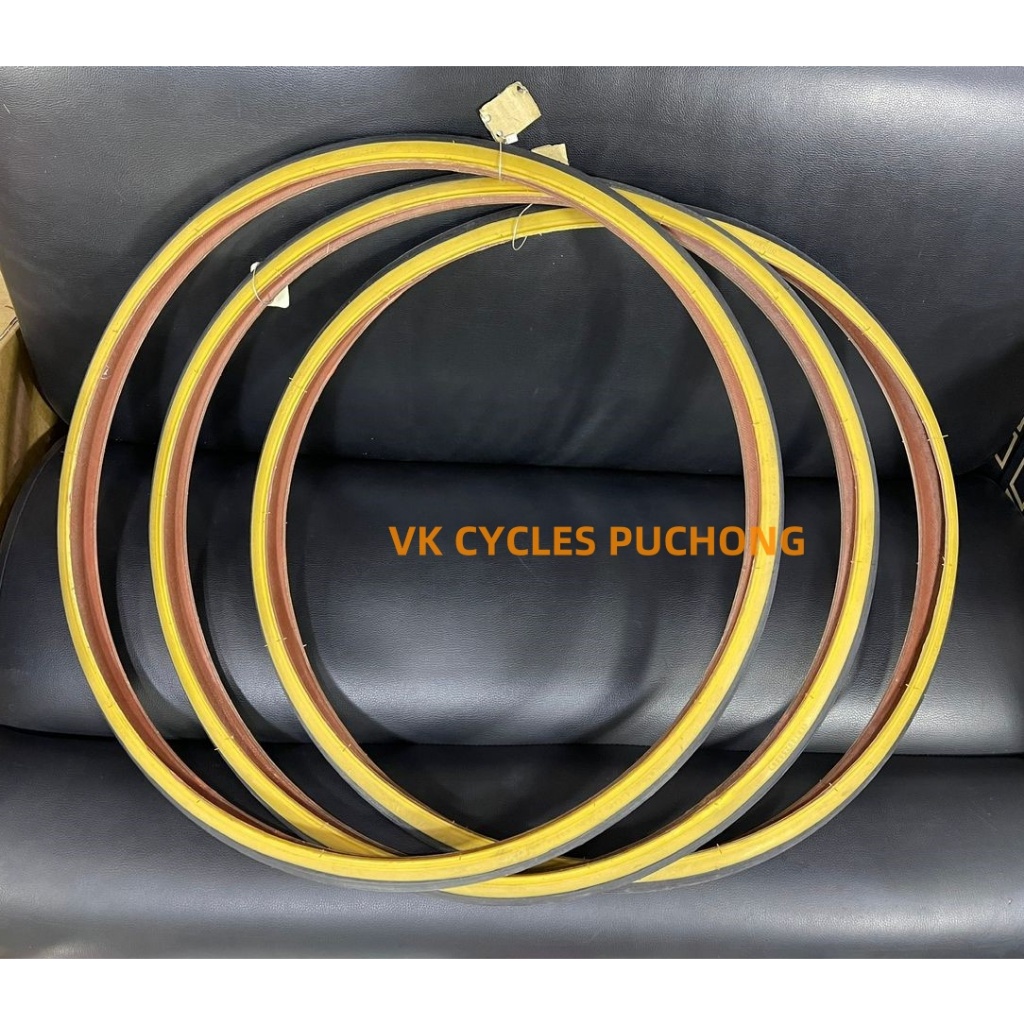 CHENG SHIN TIRE 700X25C 700 x 25c yellow line Road bike Fixie Hybrid ...