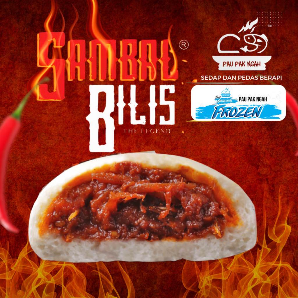 (PAU PAK NGAH) Pau Sambal Bilis Berapi Pedas 1Pack/3PCS | Shopee Malaysia