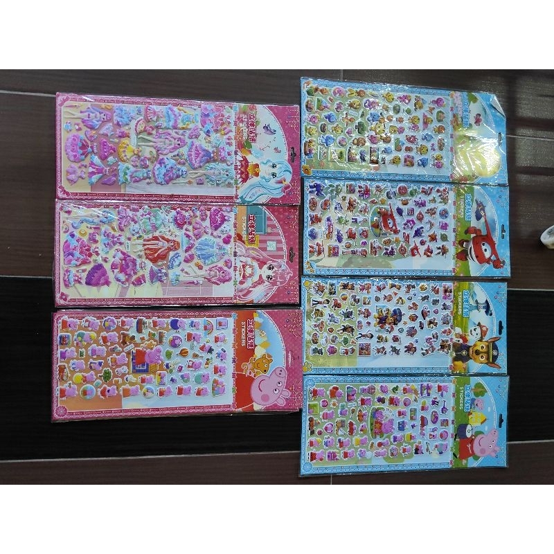 Cartoon 3D Sticker 7 Design | Shopee Malaysia