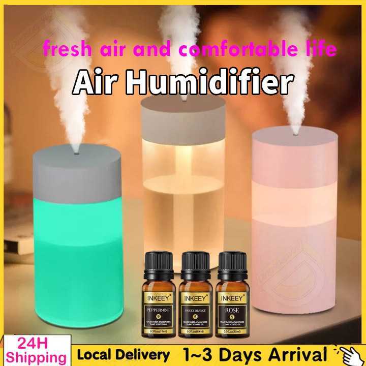 🔥Mini Air Humidifier With Essential Oil LED Air Diffuser USB Humidifer ...