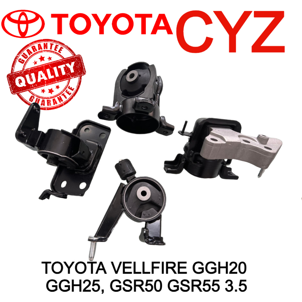 Engine Mounting Set TOYOTA VELLFIRE GGH20 GGH25, AGH20 AGH25, ESTIMA ...