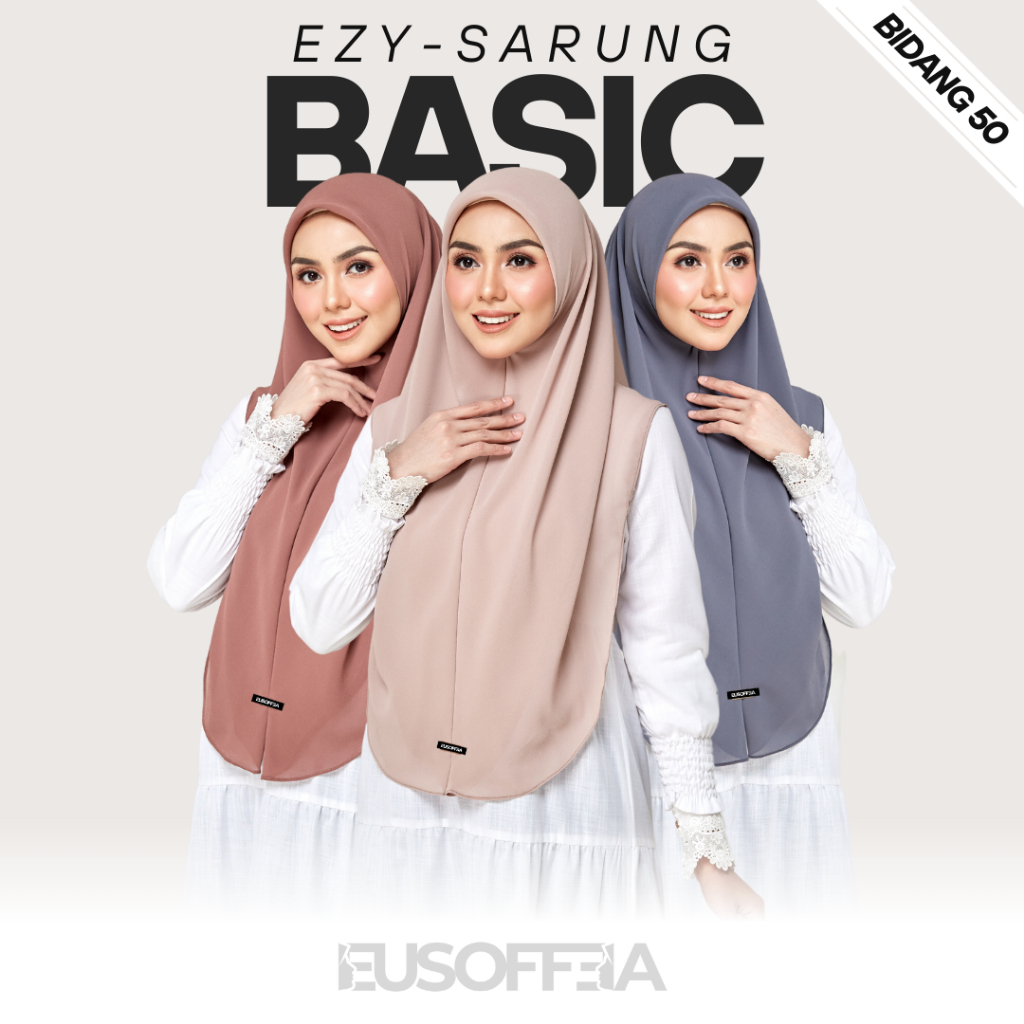 EUSOFFEA Ezy-Sarung BASIC (Bidang 50) | Shopee Malaysia