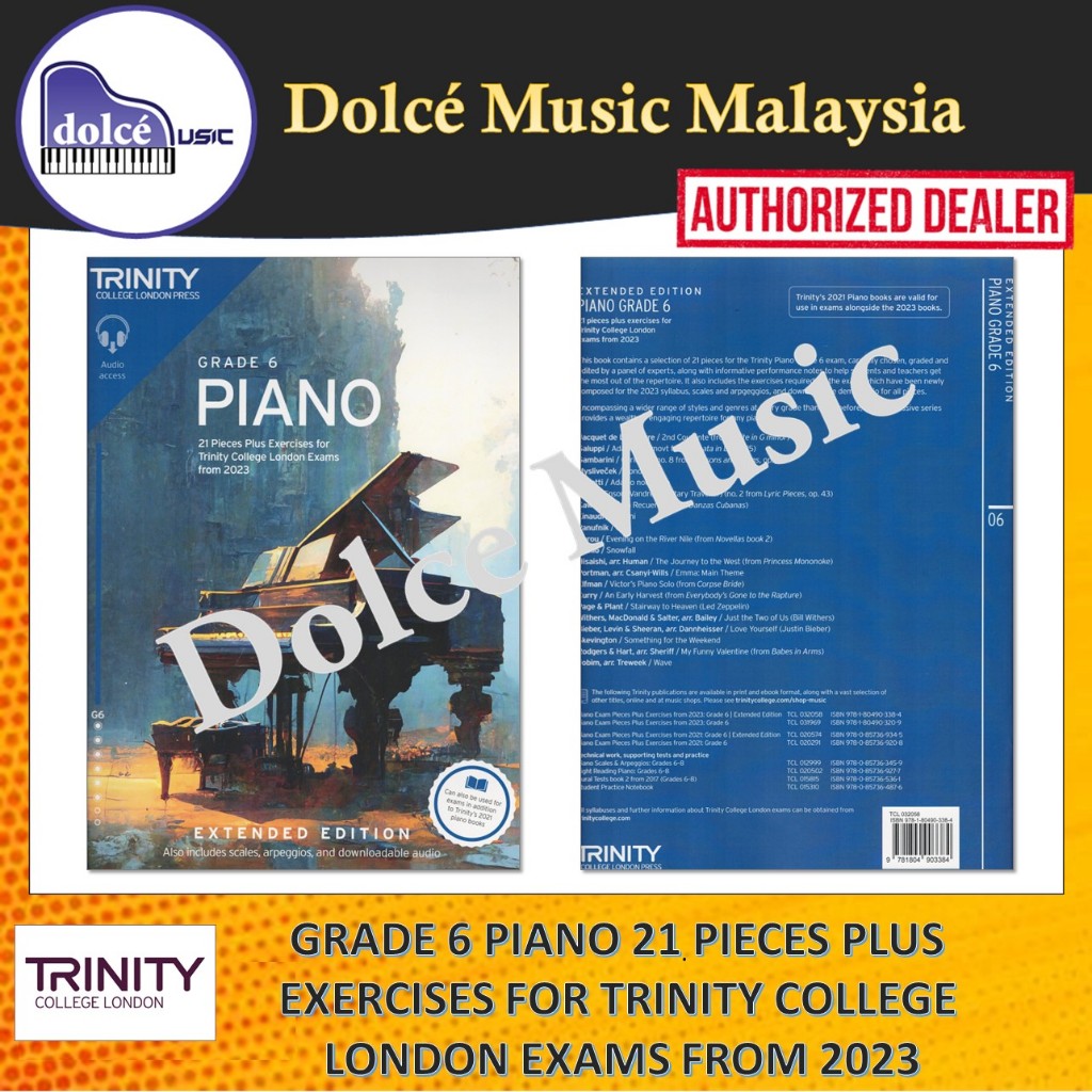 Trinity - Grade 6 Piano 21 Pieces Plus Exercises for Trinity College ...