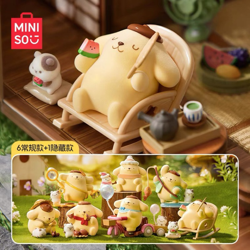 【READY STOCK】MINISO POMPOMPURIN Childhood Four Seasons Series Blind Box ...