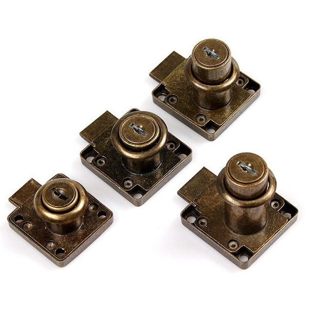 MKR Cabinet Drawer Lock Square Security Drawer Lock Set Kunci Laci Lock ...