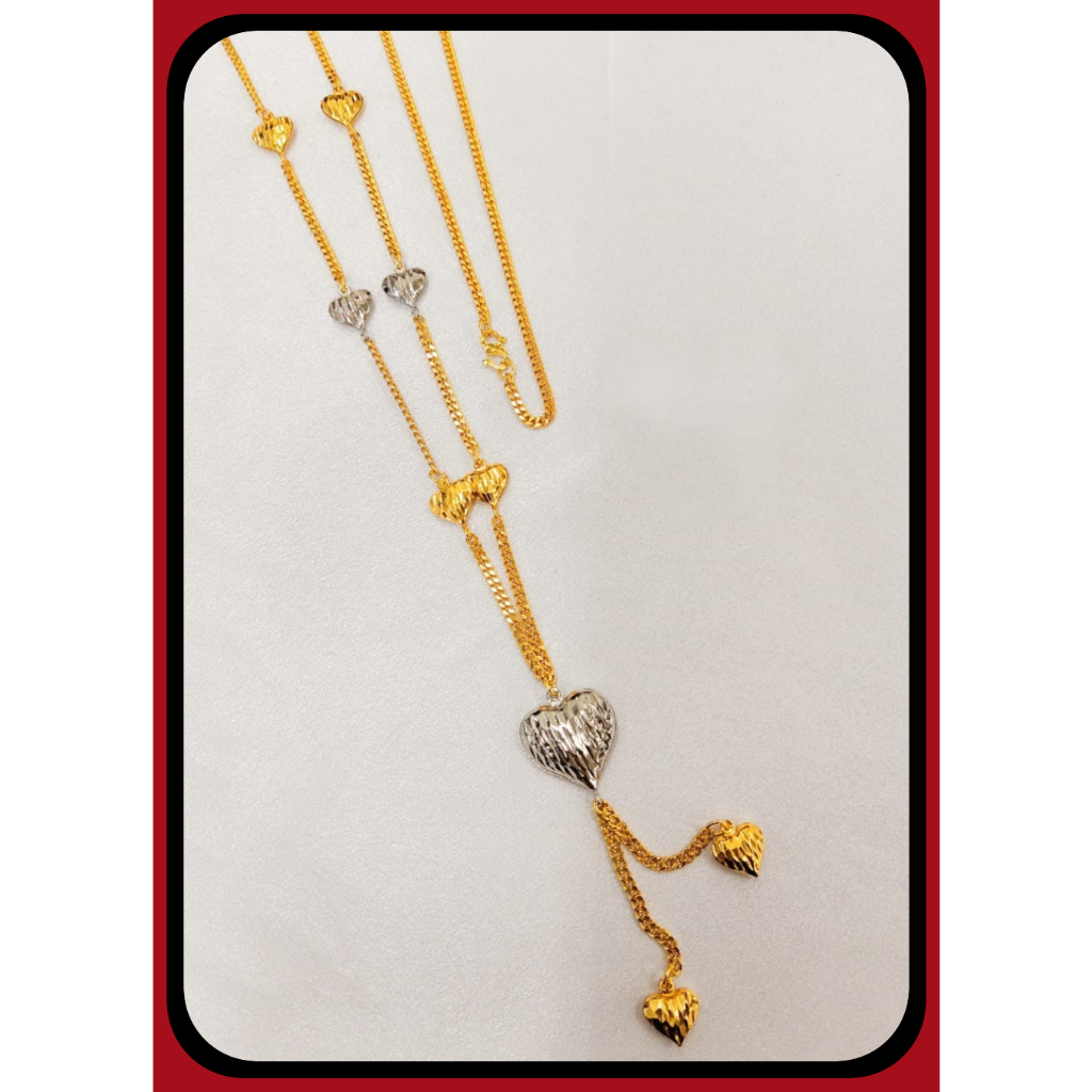 SUASA SD Rantai Leher 70cm Dewasa 2Tone | Shopee Malaysia