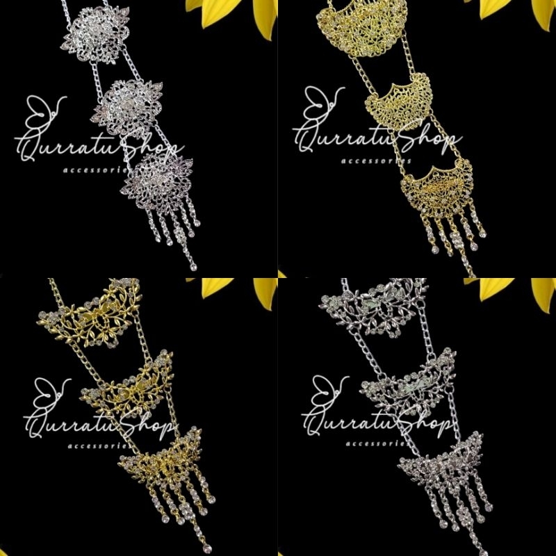 New Design Dokoh Juntai Dewasa Dokoh Kebaya Juntai(Silver/Gold ...