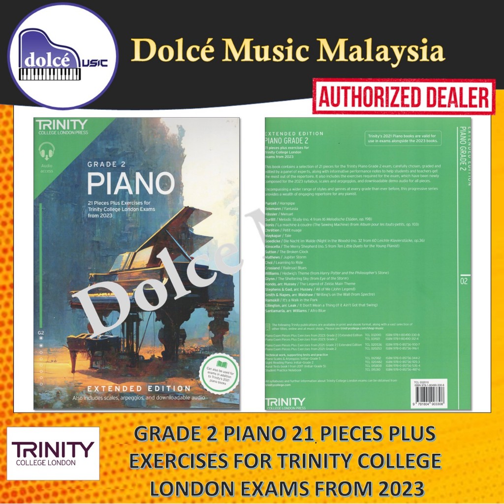 Trinity - Grade 2 Piano 21 Pieces Plus Exercises for Trinity College ...