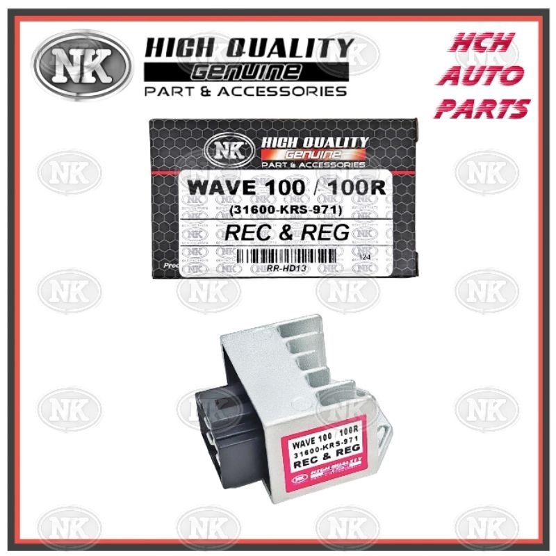 RECTIFIER & REGULATOR - HONDA - WAVE 100/ WAVE 100R - 31600-KRS-971 (NK ...