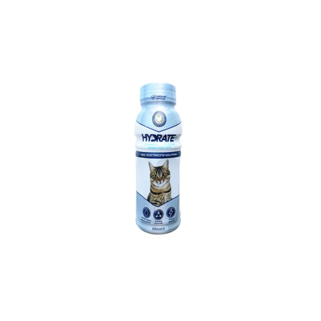 Oralade Hydrate Cat - Oral Rehydration Fluid for Cat, Hydrate+, 330ml | Shopee Malaysia