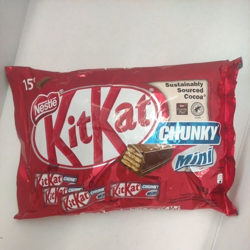 KITKAT CHUNKY MINI 250G (GERMANY) | Shopee Malaysia