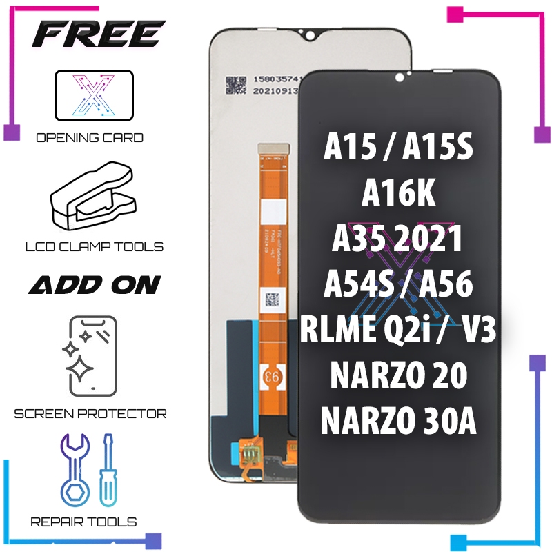 Lcd For Oppo A15 Cph2185 / Oppo A15S Cph2179 / A16E / A16K / A35 2021 ...