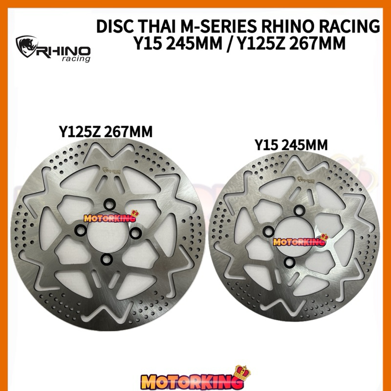 DISK VIRAL RHINO RACING DISC THAI 🇹🇭 M-SERIES YAMAHA Y15 245MM DEPAN ...
