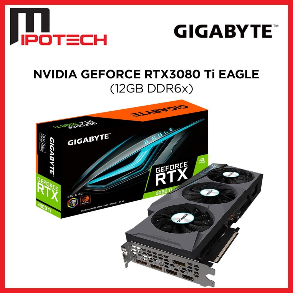 Gigabyte RTX 3080 Ti EAGLE 12GB DDR6x Nvidia Gefore Graphic Card ...
