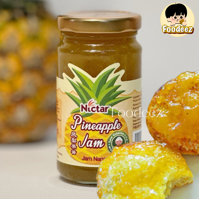 Nictar Pineapple Jam 黄梨果酱 🍍 Halal 210g | Shopee Malaysia