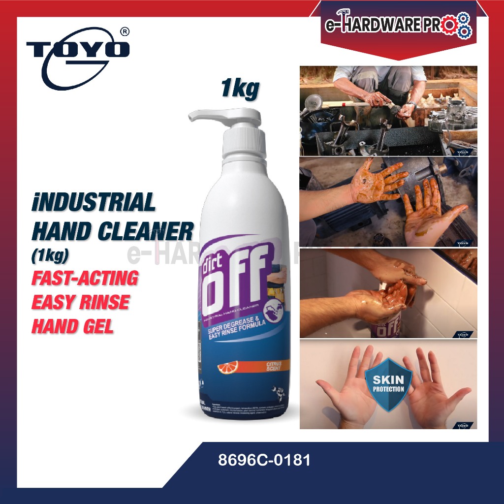 TOYO-G Dirt-Off 1Kg Heavy Duty Hand Wash Hand Cleaner Industrial Hand ...