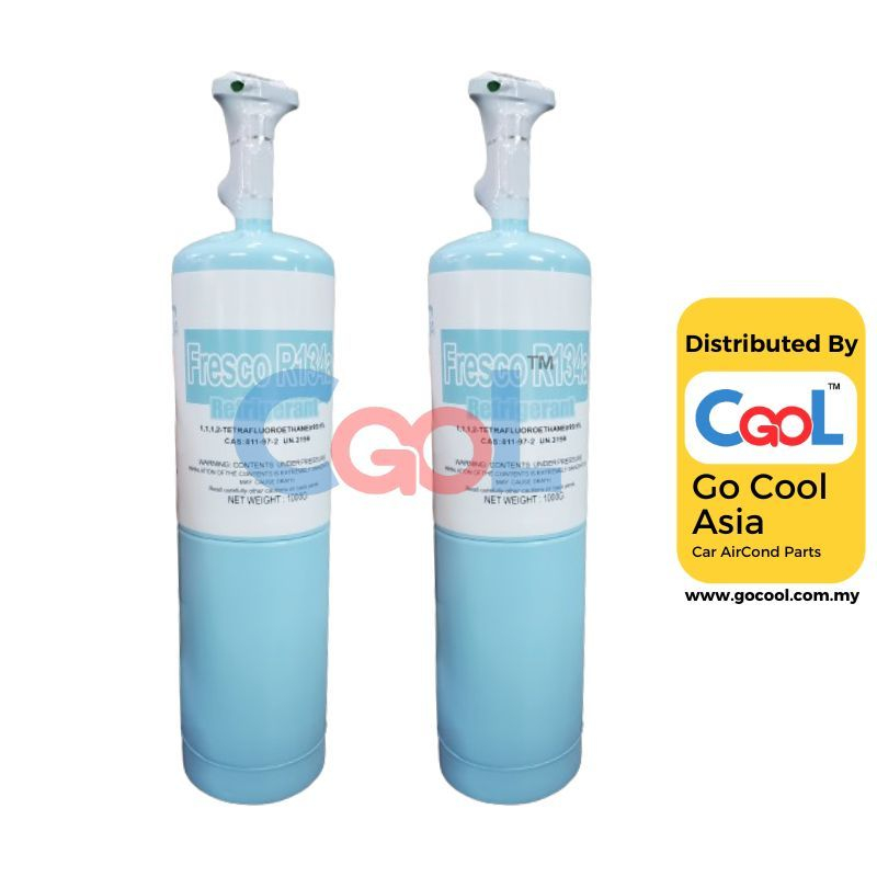 GAS AIRCOND R134A GAS 1000G / 1KG FRESCO CAN OPEN+CLOSE | Shopee Malaysia
